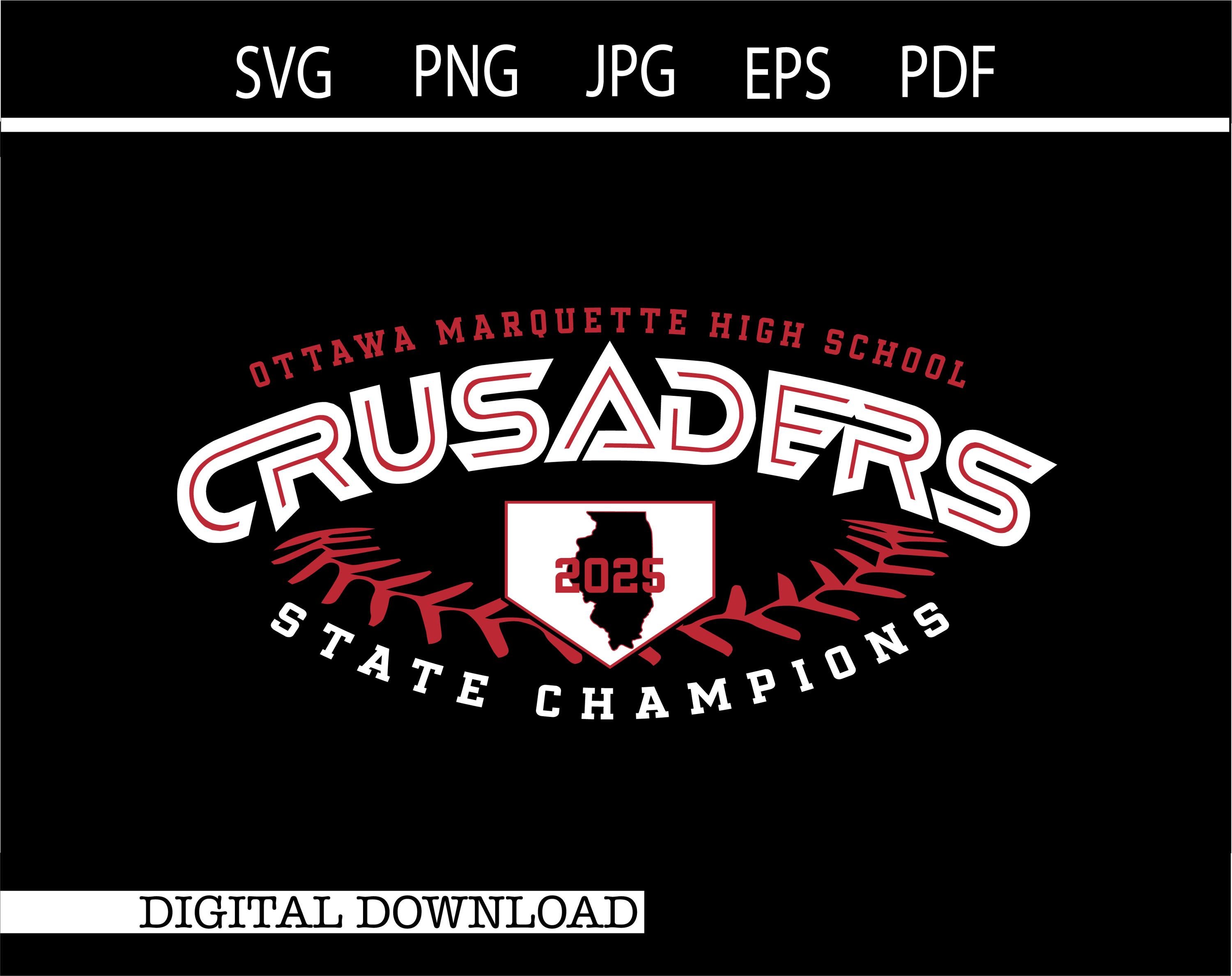 Crusaders State Champions SVG, Ottawa Illinois Design (digital Download ...