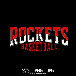 Rockets Basketball Rockets Svg Basketball Svg Rockets Sports Team SVG ...