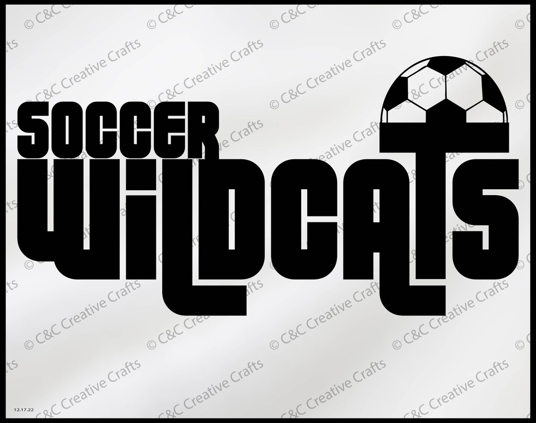 Wildcats Soccer | Wildcats Svg | Soccer Svg | Sports Team |SVG |PNG ...