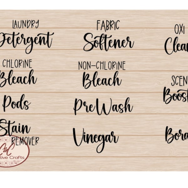 Laundry Labels - Etsy