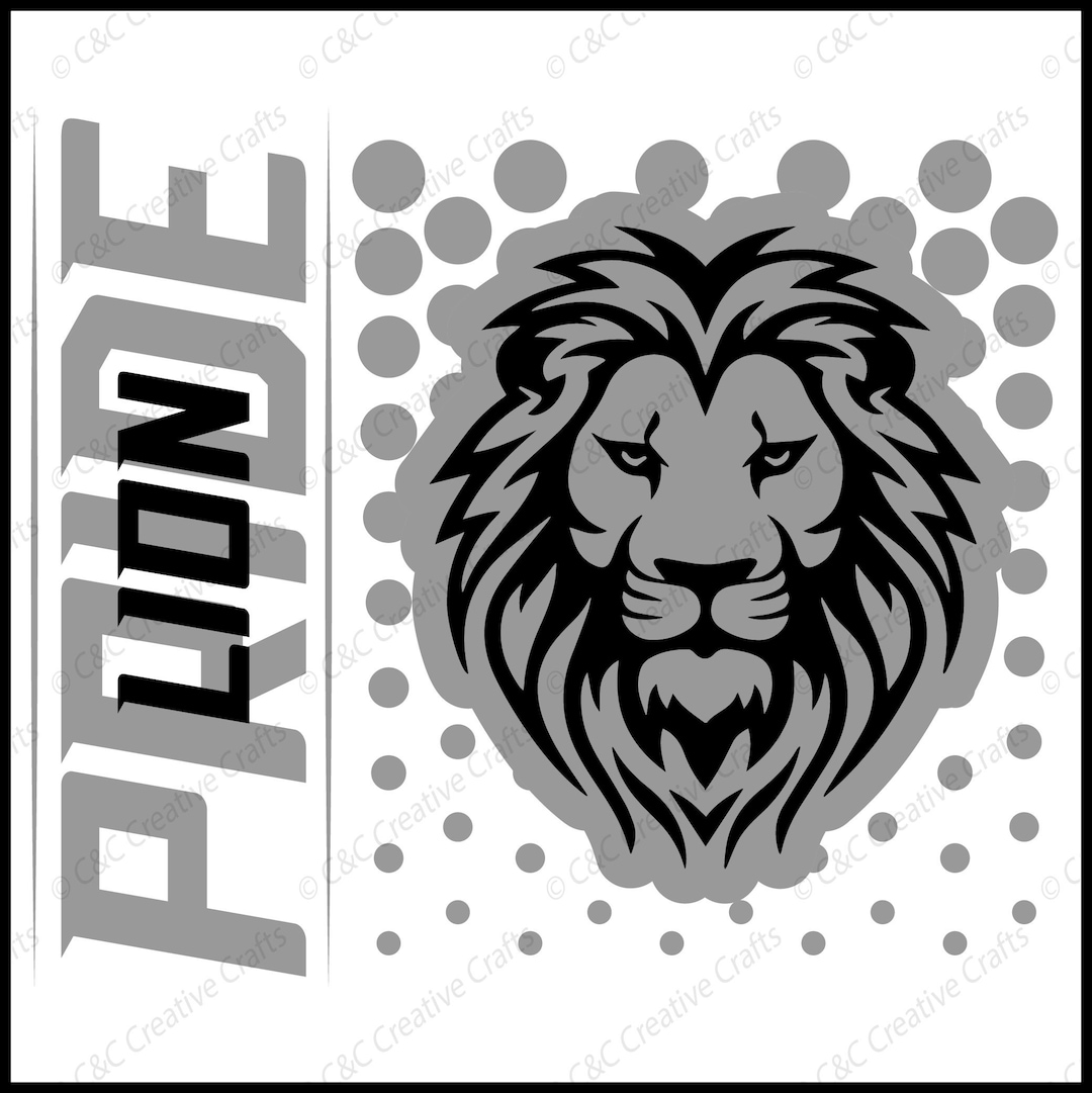Lion Pride Svg| Digital Download, SVG, PNG, JPG, Eps #23298 - Etsy UK
