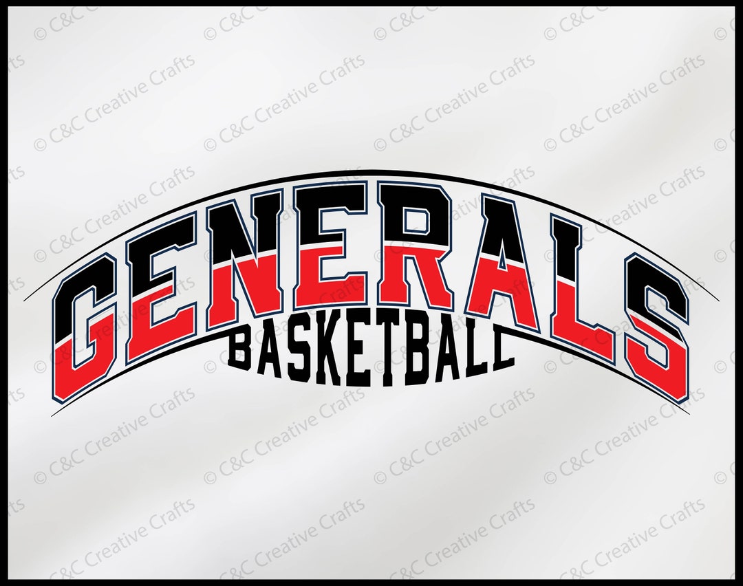Generals Basketball | Generals| Sports Team |SVG |PNG |JPG| Cricut ...