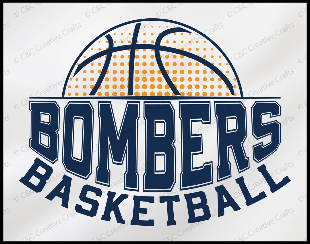 Bombers Basketball SVG | Sports Team Cut File (digital Download) - Etsy