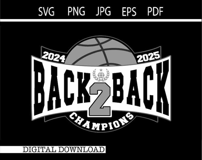 Back to Back 2024-2025 | Basketball Champions | High School Mascot ...
