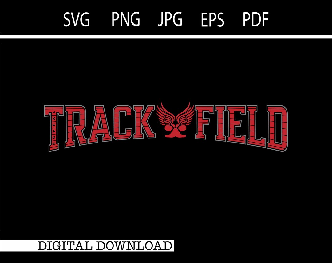Track and Field SVG | Track and Field Sublimation #23637 - Etsy