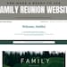 FAMILY REUNION WEBSITE - One-click Setup With Sample Content - Easy to ...