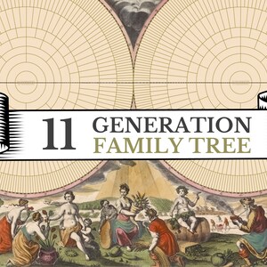 Birds and Bounty 11 Generation Family Tree - Etsy