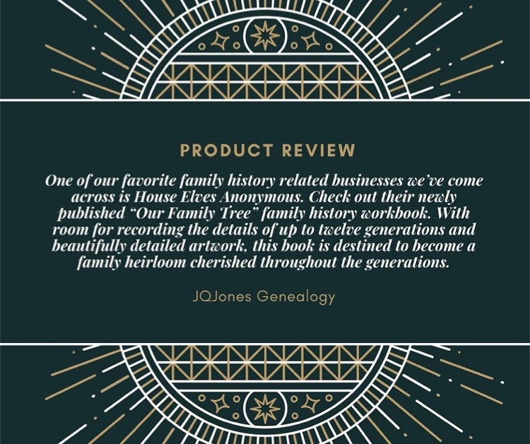 Set of 2 CUSTOM HARDCOVER Family Tree Books With Personalized Intro ...