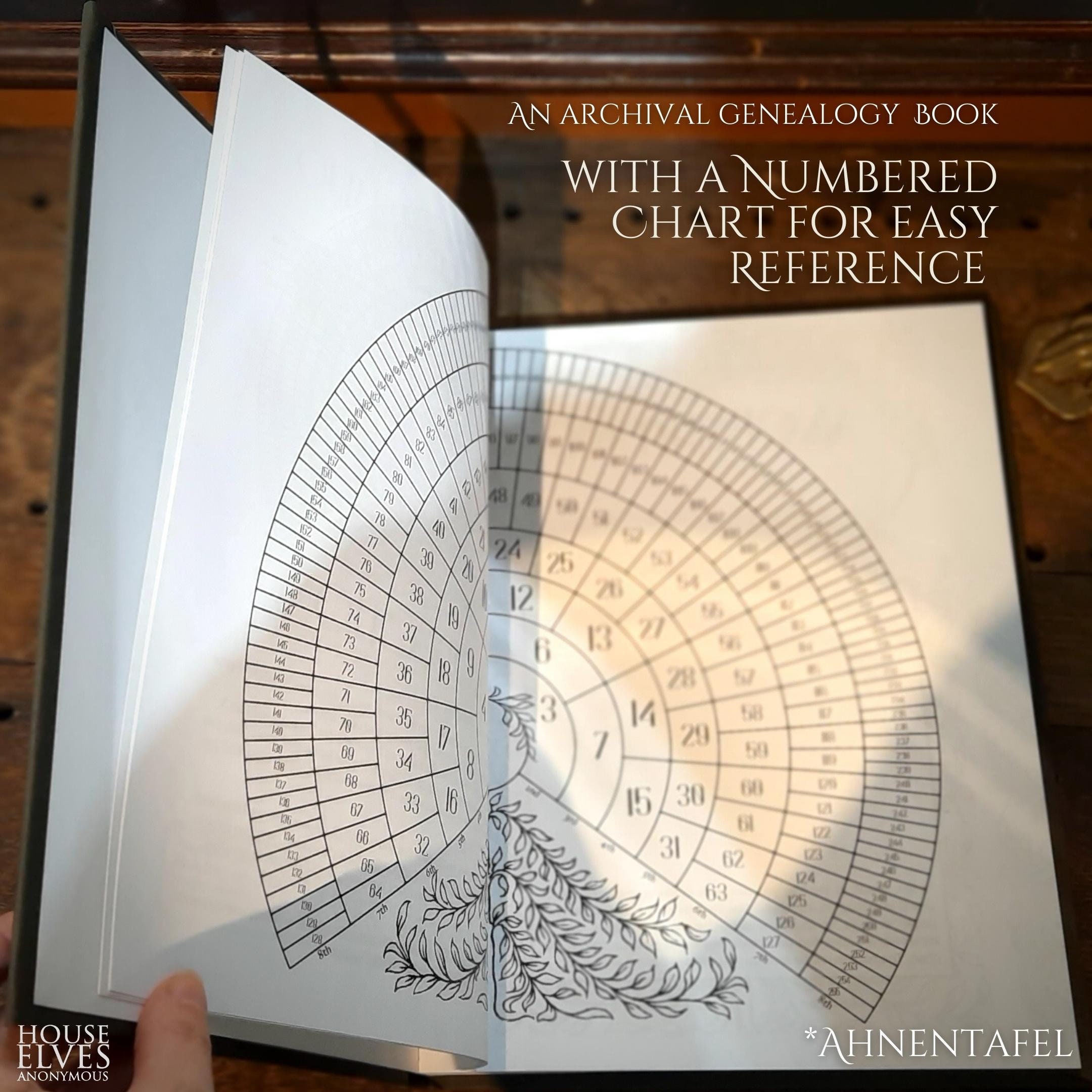 Set of 4 CUSTOM HARDCOVER Family Tree Books With Personalized - Etsy