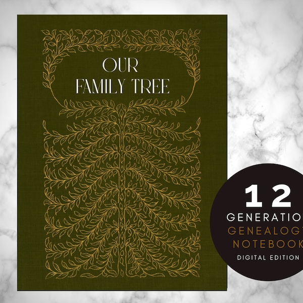 Family Tree Notebook - Etsy