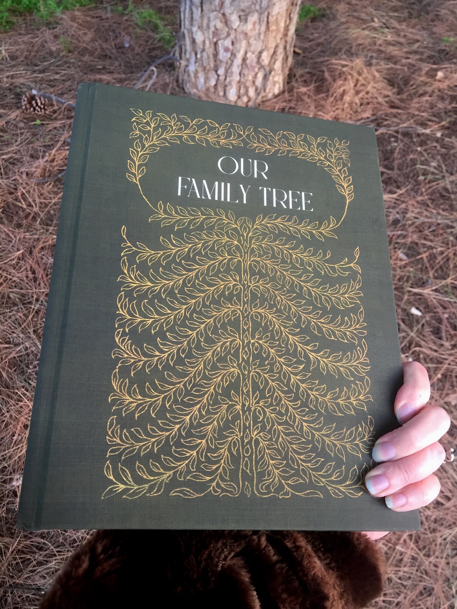 Set of 2 CUSTOM HARDCOVER Family Tree Books With Personalized - Etsy