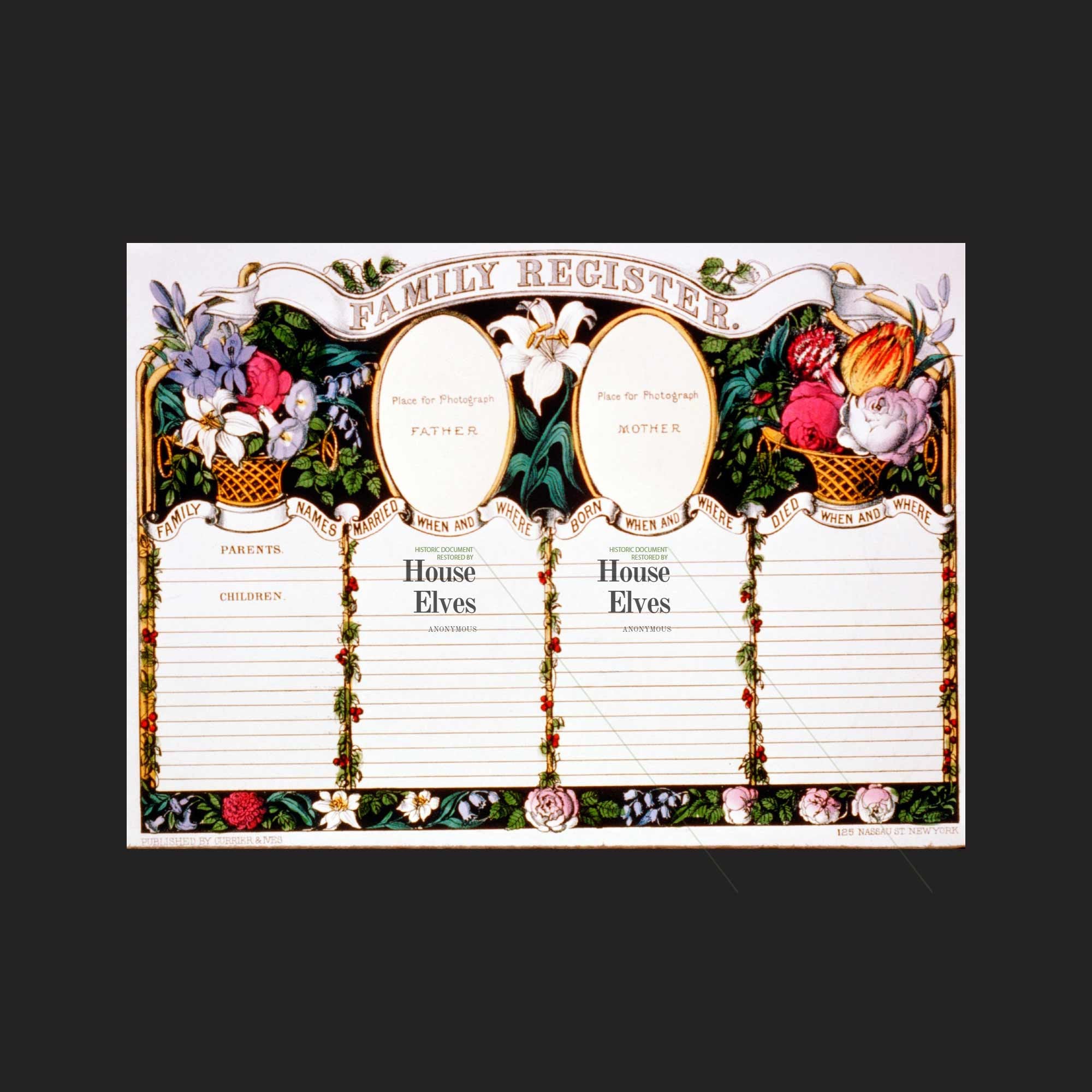 Family Register Bundle Digital Download Kit Vintage Ephemera - Etsy