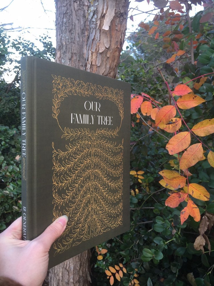 The Ultimate Family Tree Bundle for 12 Generations HARDCOVER - Etsy