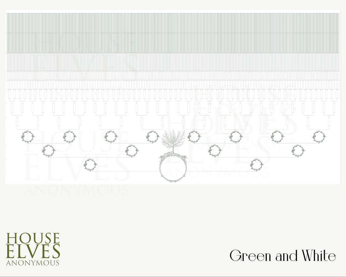 12 Generation Family Tree Chart Horizontal Scroll Instant Download PDF ...