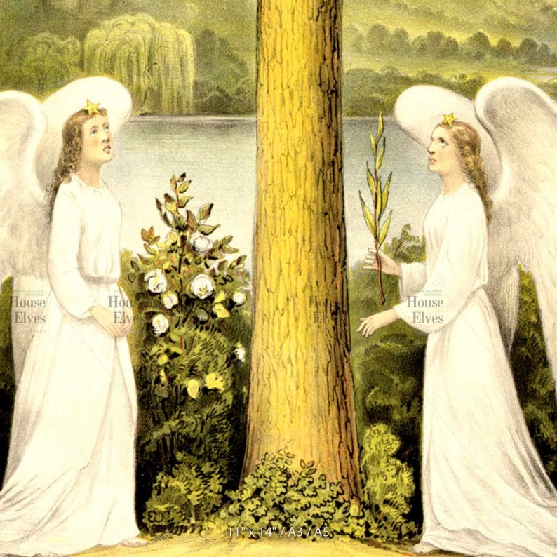 Heavenly Family Tree of Life With Blanks - INSTANT DOWNLOAD - Freeform ...