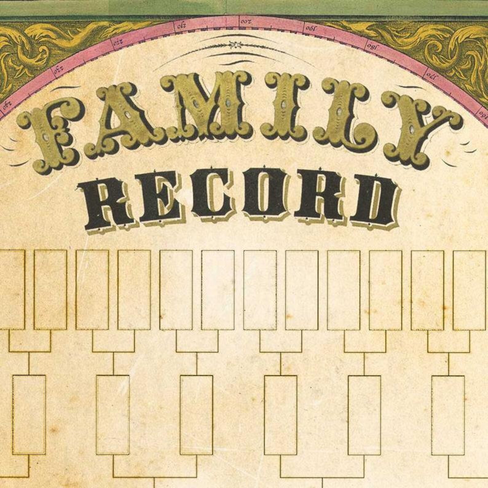 Printable DIY Family Tree Record Blank 5 Generation Ancestry - Etsy Israel