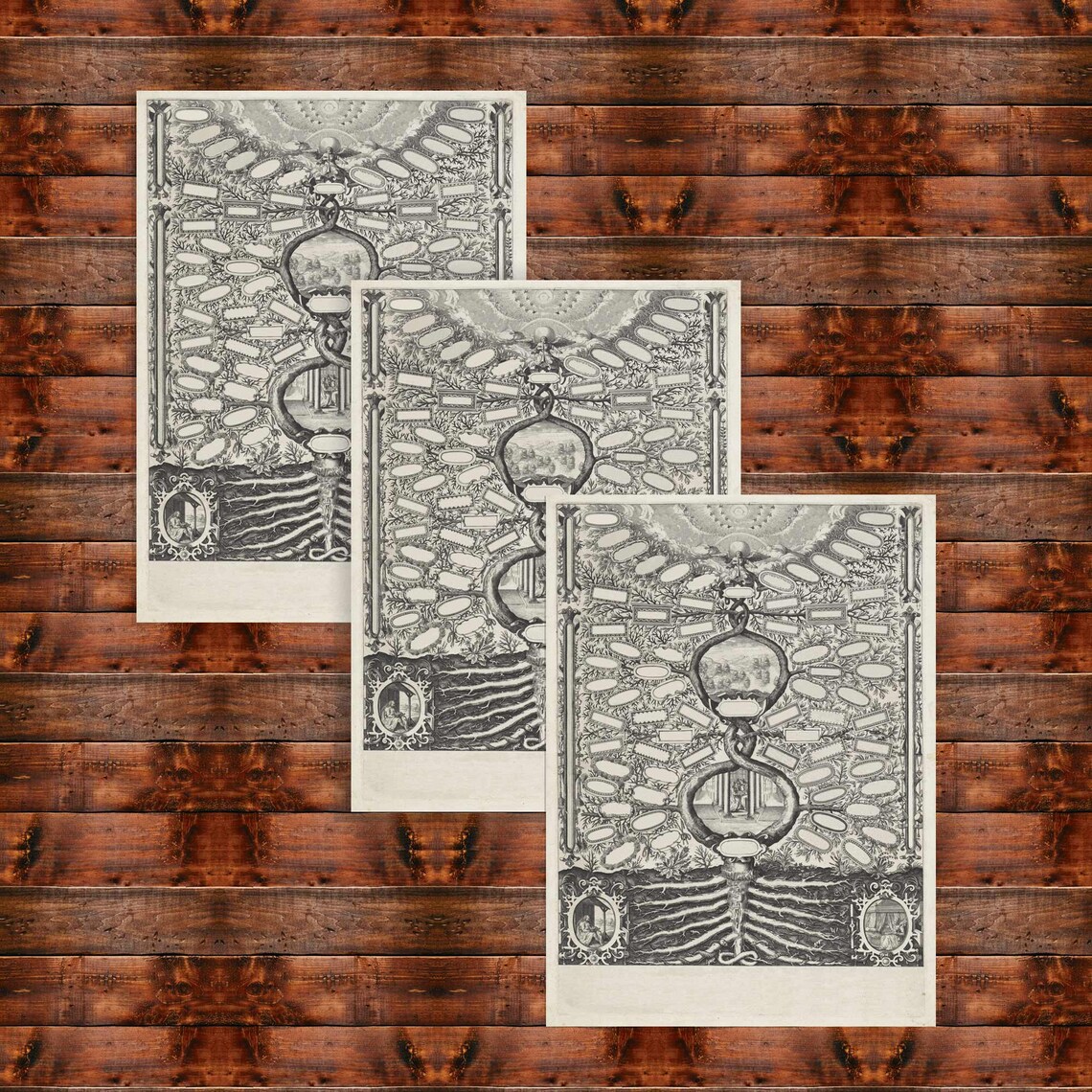 Family Tree Chart Unlimited Printable Posters for Family - Etsy