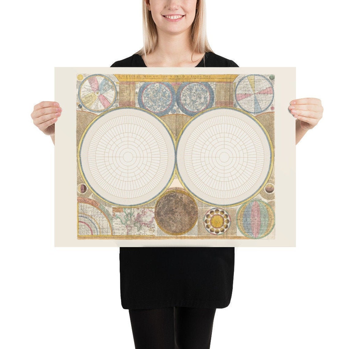 18 x 24 Family Tree Chart PRINT for 10 Generations of Lineage | Etsy