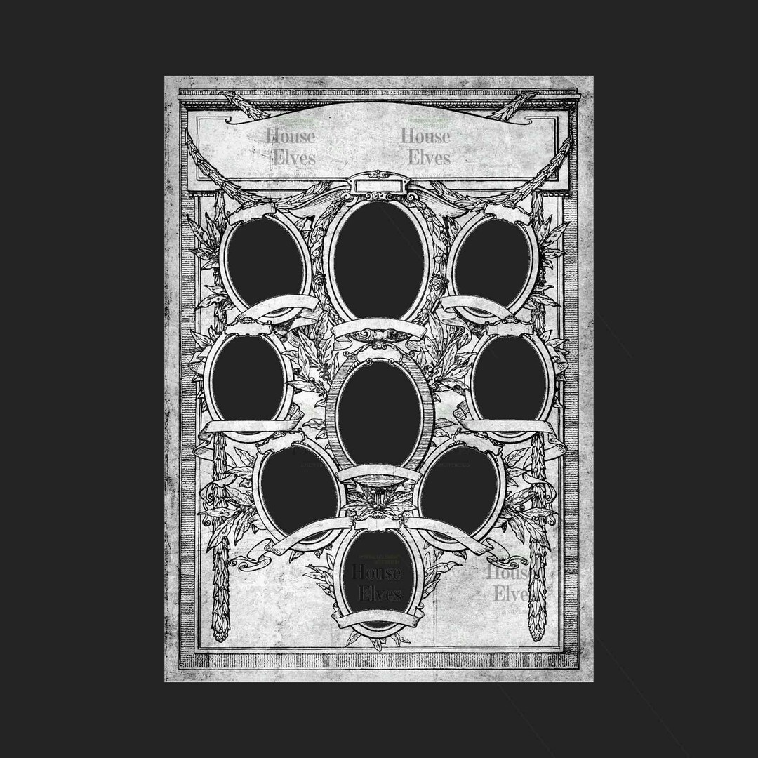 Digital Photo Collage Frame Sheet, 1800s Victorian Ephemera JPEG ...