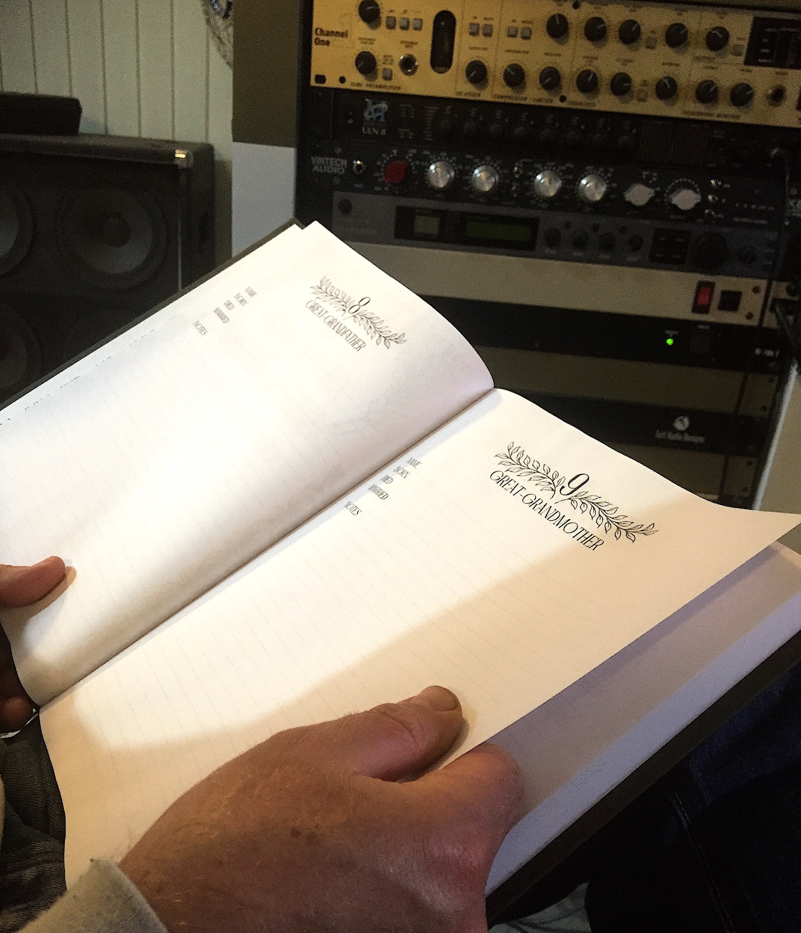 Set of 2 CUSTOM HARDCOVER Family Tree Books With Personalized Intro ...