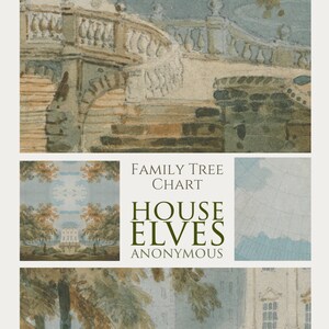 Square Family Tree Art Watercolor Landscape Painting printable ...