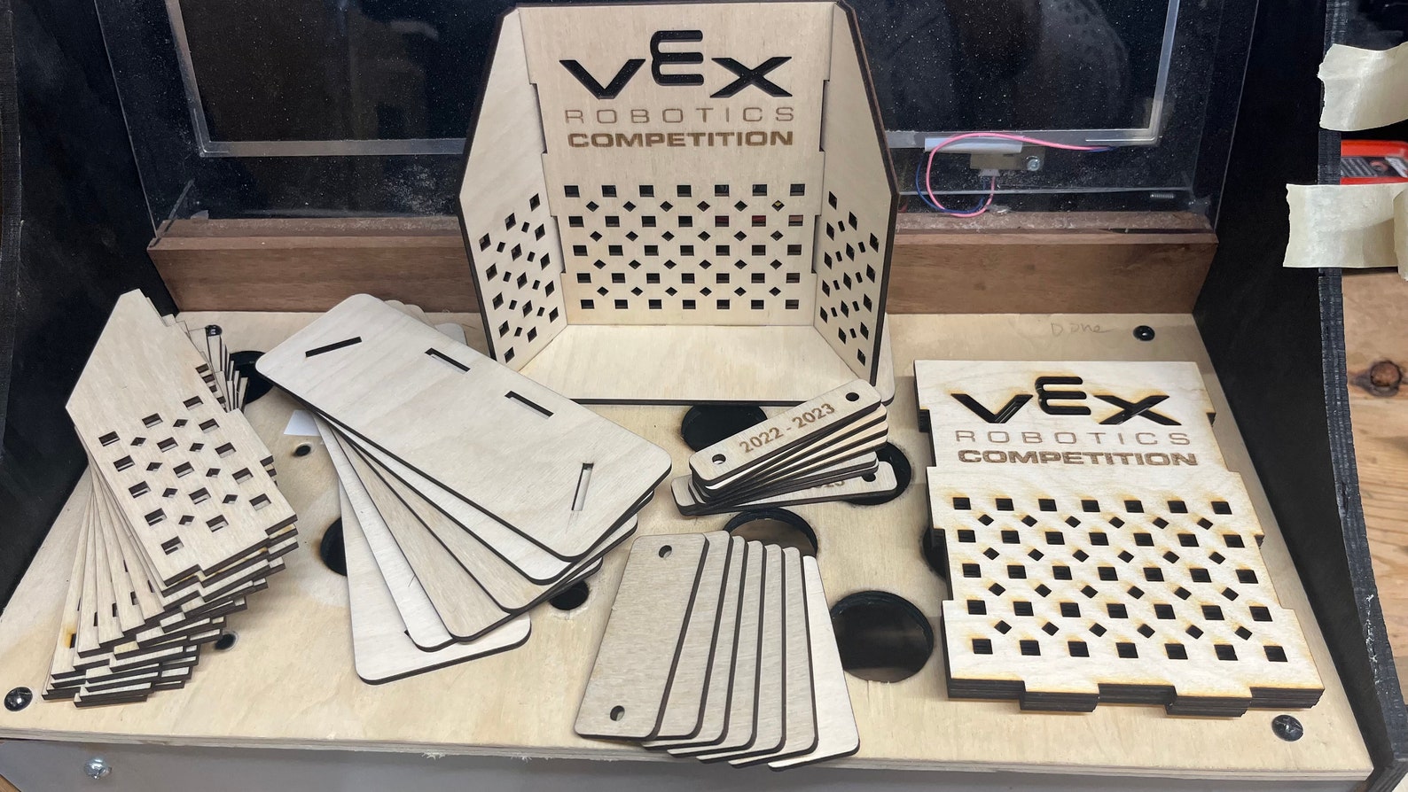 Smaller VEX Trophy Laser Cut Files - Etsy