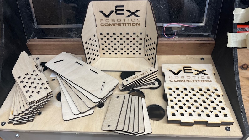 Smaller VEX Trophy Laser Cut Files - Etsy