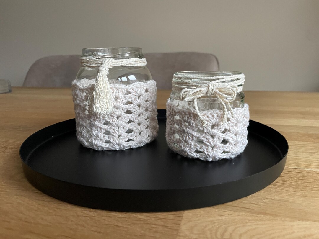 Jar Cover for Candles/tealights Crochet Pattern - Etsy