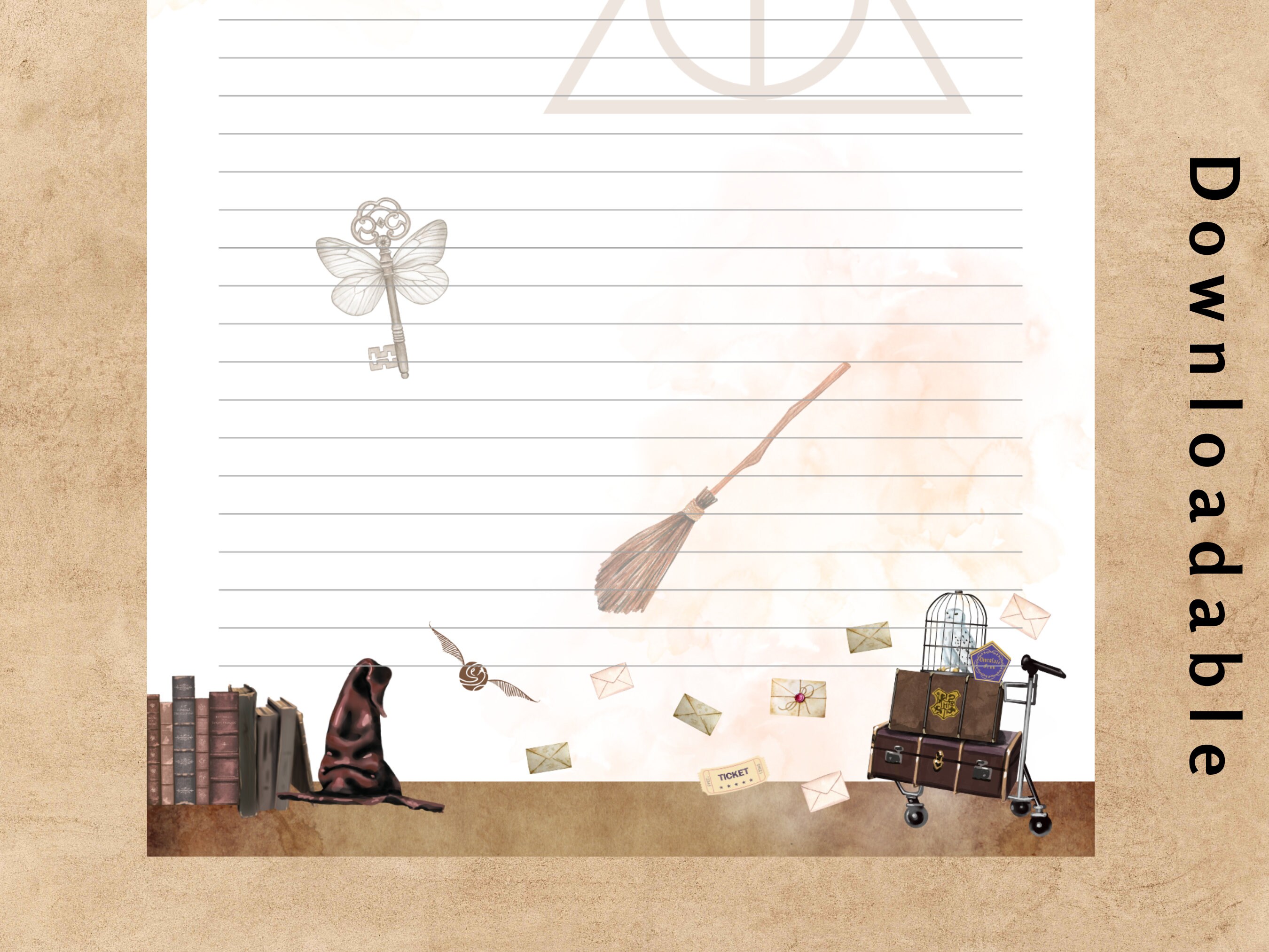 Potter Planner, Wizards Planner, Printable, Digital Use, Wizard Theme ...
