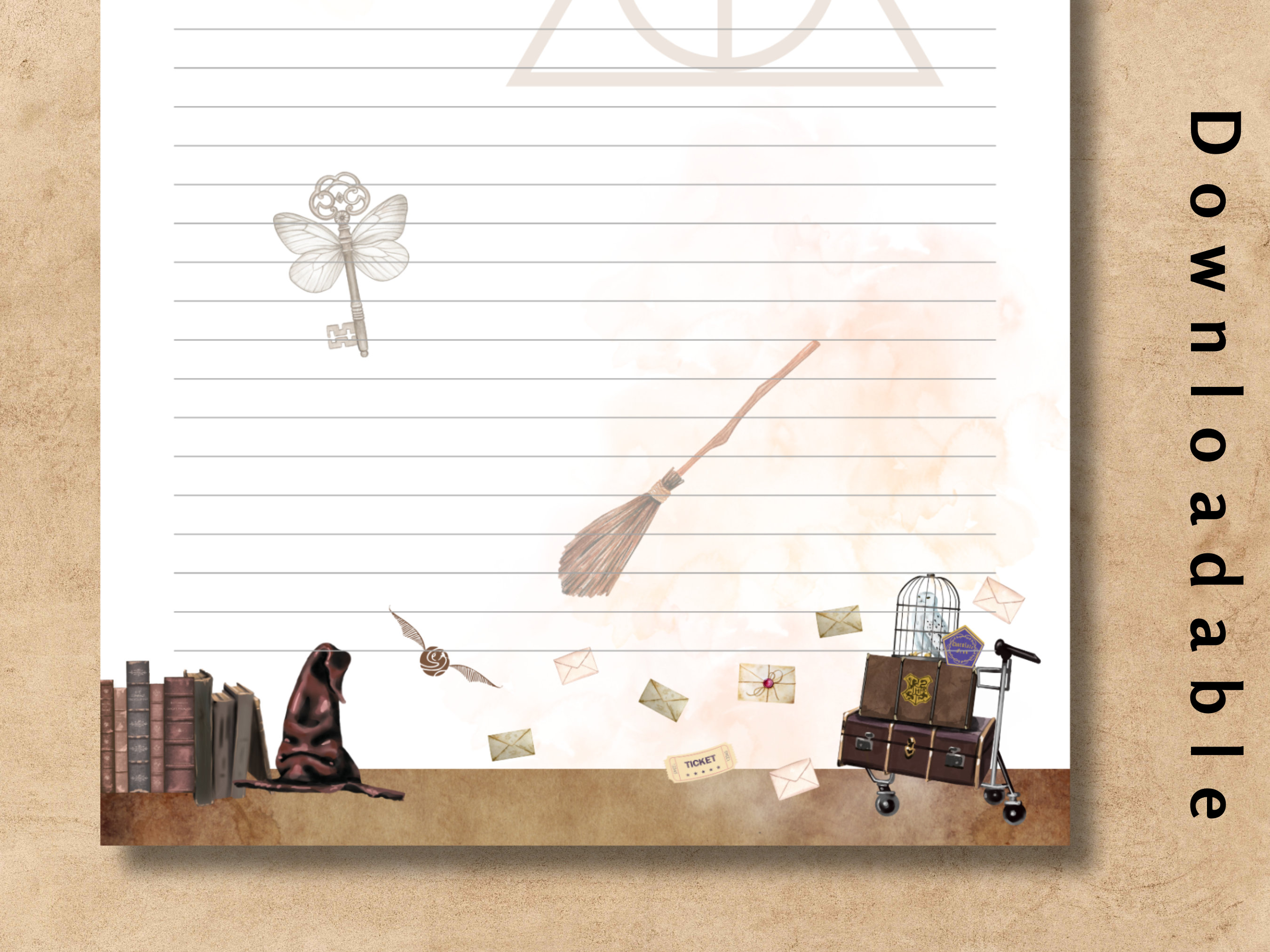 Potter Planner, Wizards Planner, Printable, Digital Use, Wizard Theme ...