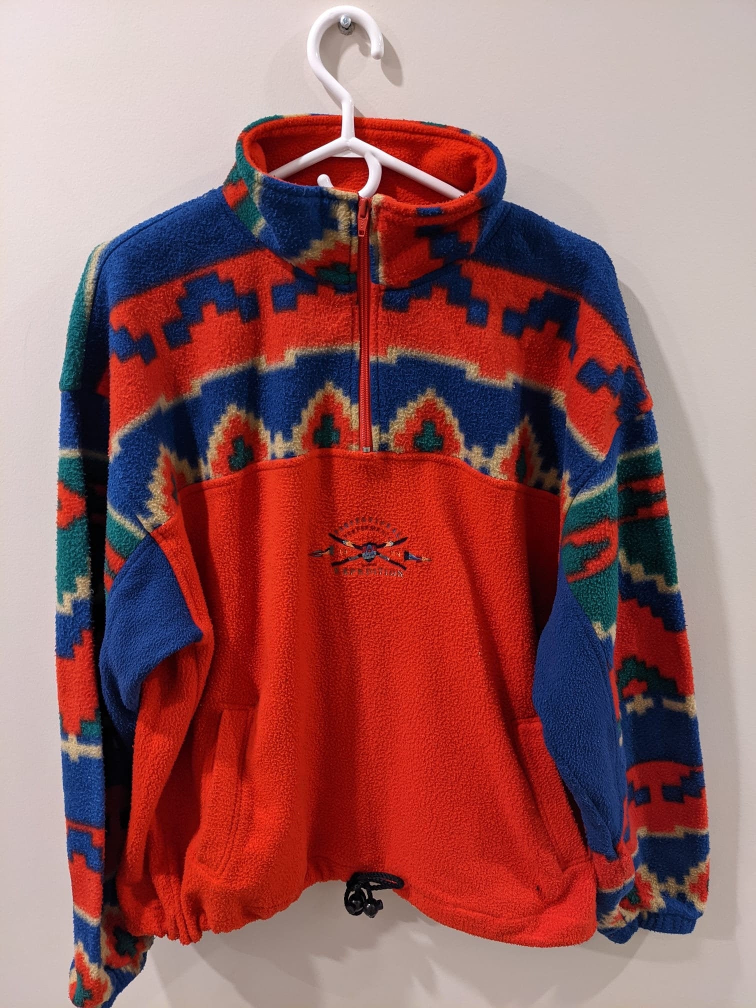 Vintage 80er Fleece Pullover Gr. XL Schweizer Design | Etsy