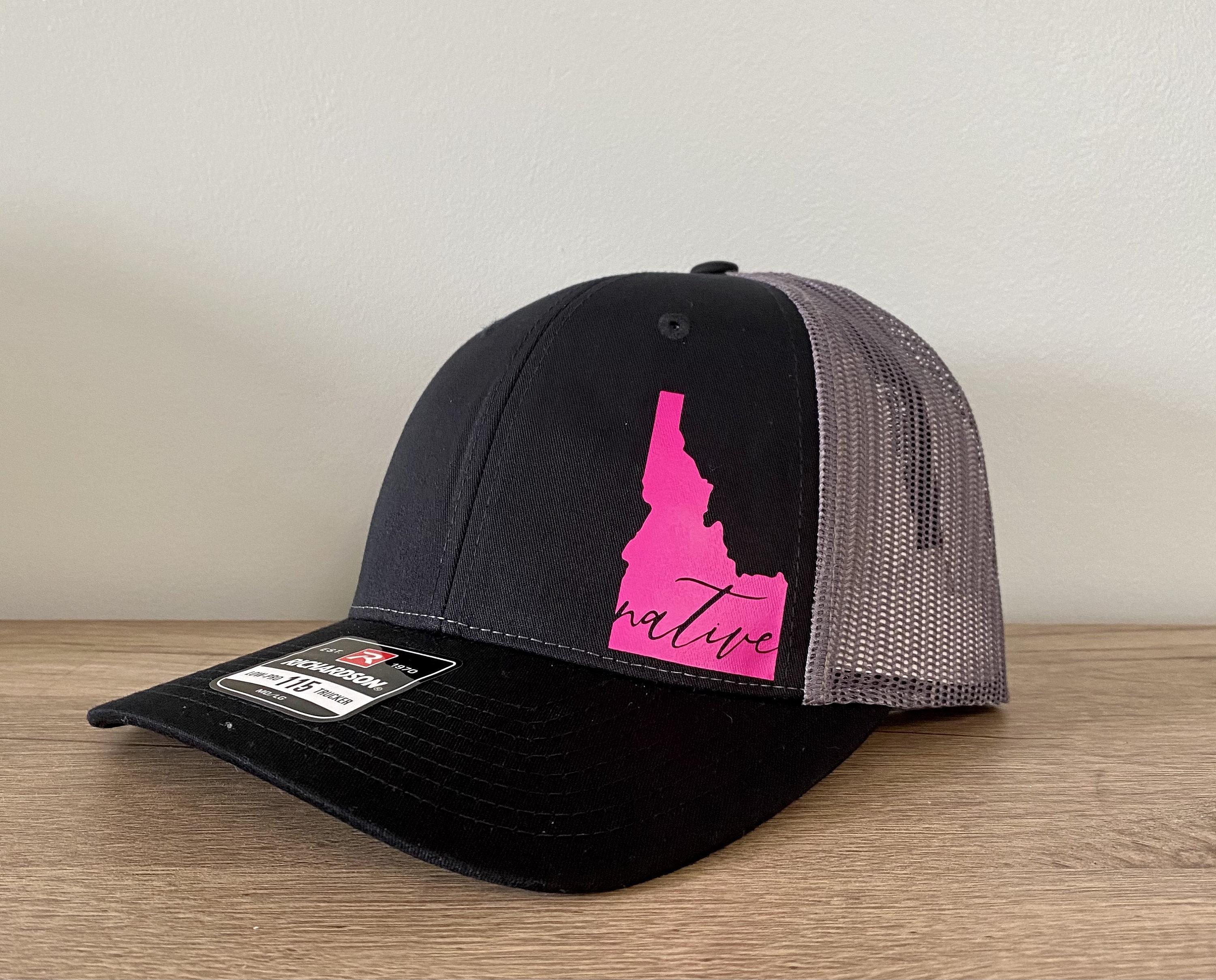 Idaho Native script Trucker Hat multiple Styles | Etsy