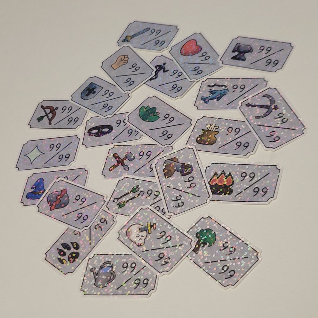 MINI Holographic Skill Badges // 99/99 // 24 Skills // New Skill ...