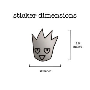 Senku Doodle Sticker // Dr. Stone Inspired Sticker // Senku // Die-cut ...