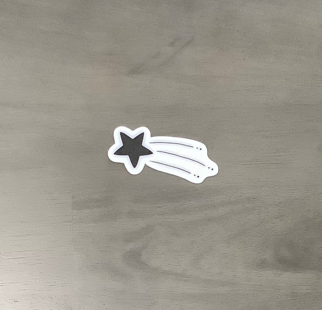 Shooting Star Sticker - Etsy