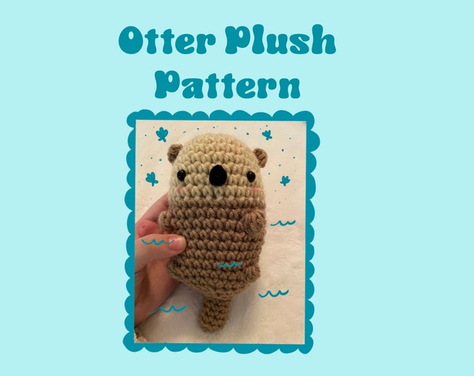 Cute Otter Amigurumi Plush Pattern!! - Etsy