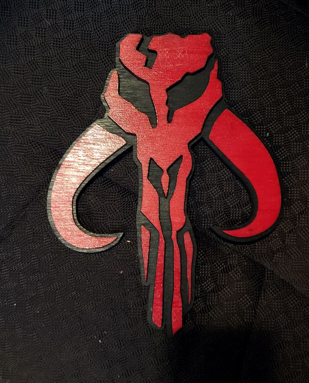 Star Wars - Mythosaur Logo - Mandalorian Insignia - Wood Carving - Wall ...