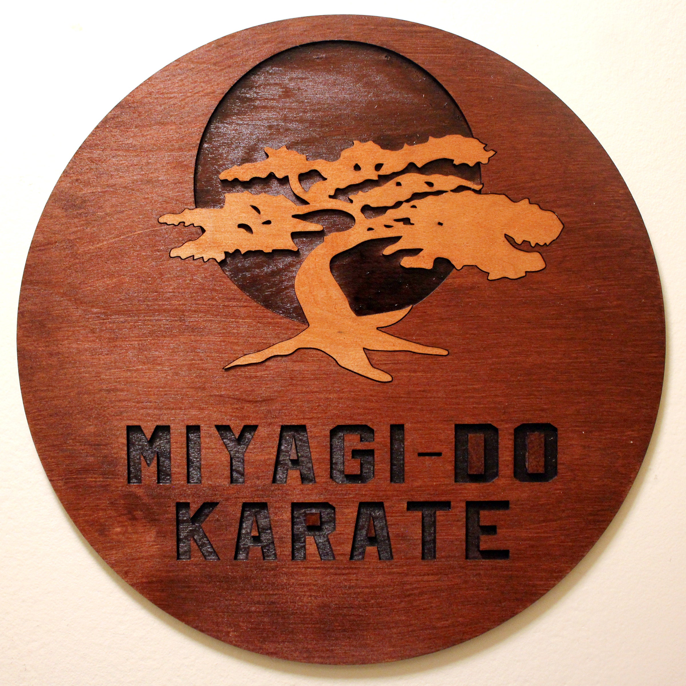 Miyagi-Do Karate Karate Kid / Cobra Kai Wood Carved Sign | Etsy