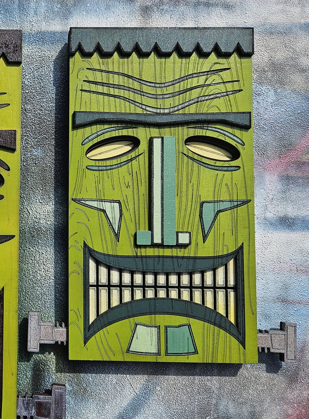 Frankenstein's Monster - Classic Monster - Tiki - Carved Wood Wall Art ...