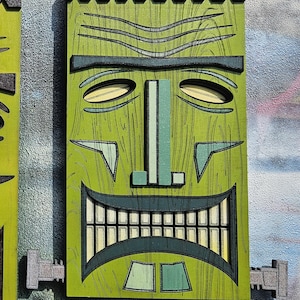 Frankenstein's Monster - Classic Monster - Tiki - Carved Wood Wall Art ...