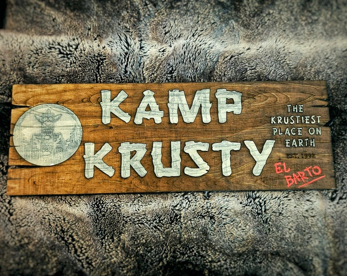 Krusty Burger Sign Digital Download 11x14 JPEG, Krusty Burger Logo, the ...