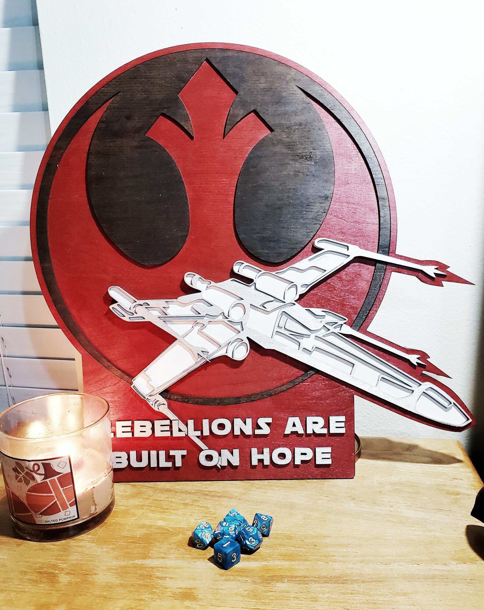 Star Wars Rebellions Are Built on Hope Wood Carved Sign - Etsy