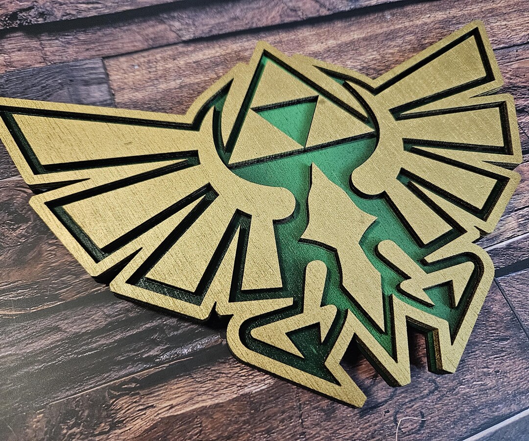 Hylean Crest - Legend of Zelda - Wood Carved Sign - Etsy