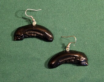 Alien Head Earrings - Etsy