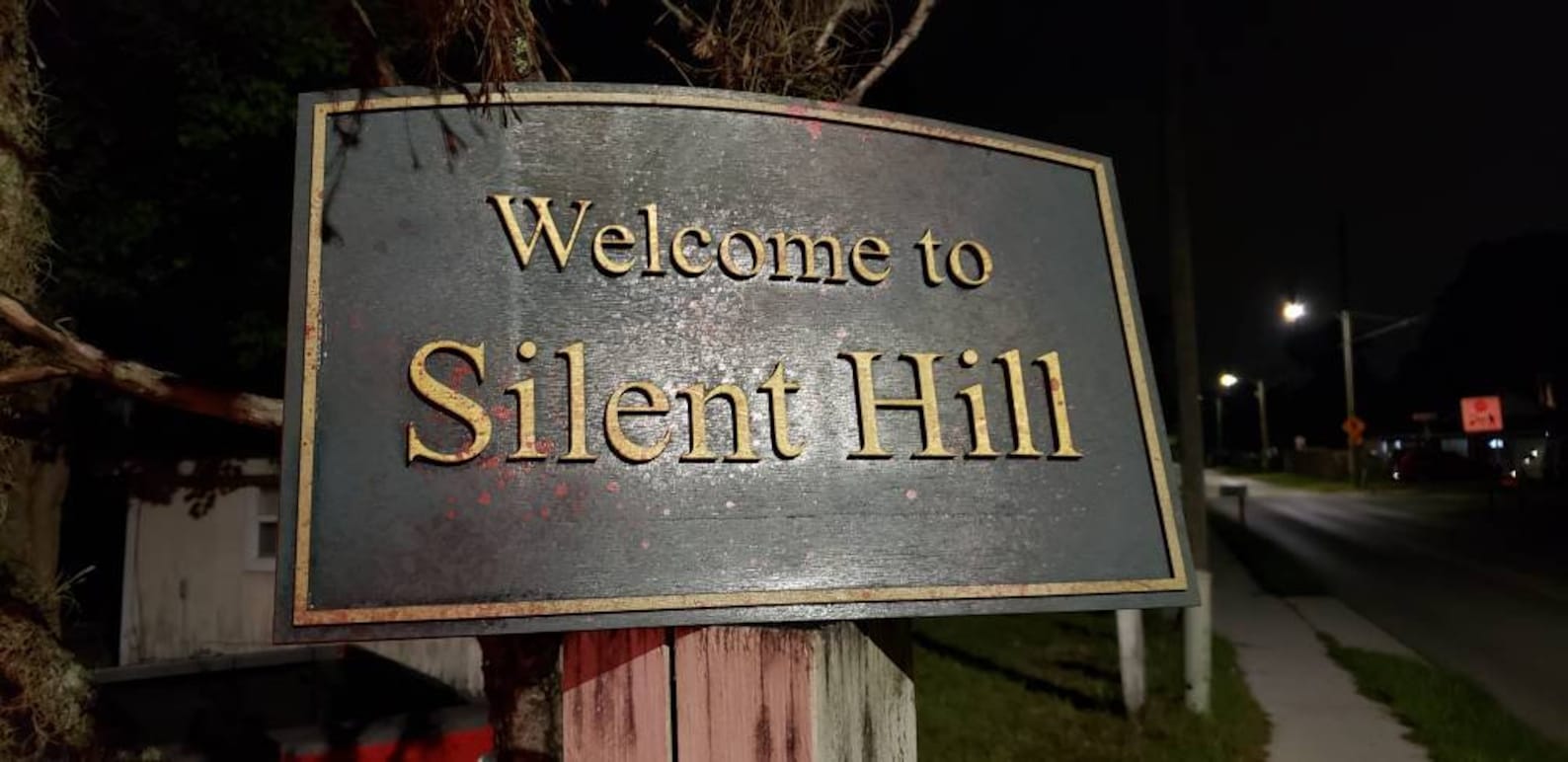 Welcome to Silent Hill Wood Carved Sign - Etsy