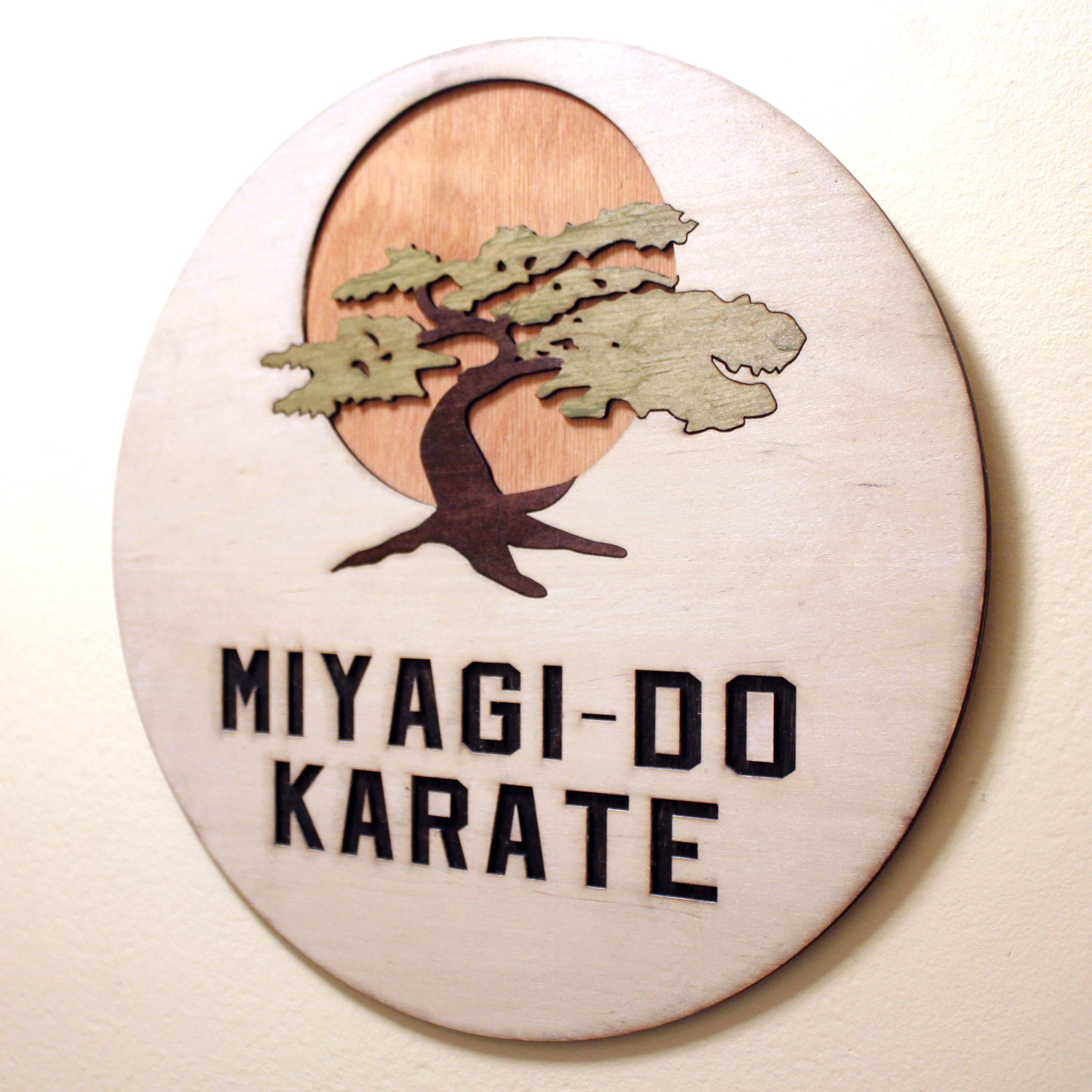 Miyagi-do Karate Karate Kid / Cobra Kai Wood Carved Sign | Etsy
