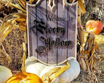 Sleepy Hollow Sign Ornament - Etsy