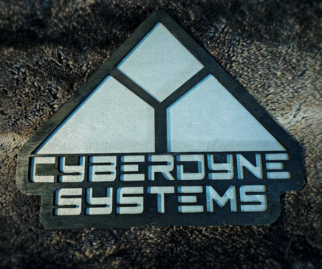 Cyberdyne Systems - the Terminator - Wood Carved Sign - Etsy