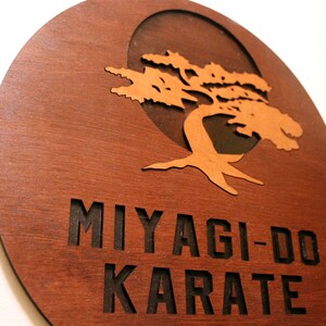 Miyagi-Do Karate Karate Kid / Cobra Kai Wood Carved Sign | Etsy