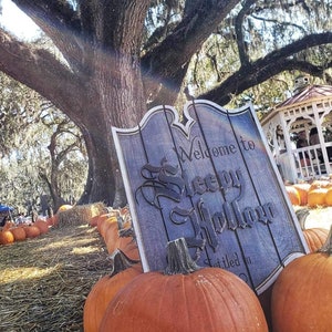 Sleepy Hollow- Headless Horseman - Wood Carved Sign - Etsy